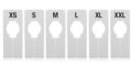 Garment rack dividers for retail stores - Mark Bric Sizers